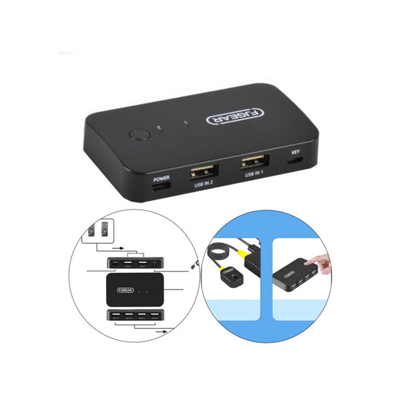 سوئیچ سلکتر IFORTECH USB IF-U204 - نوآور استوک